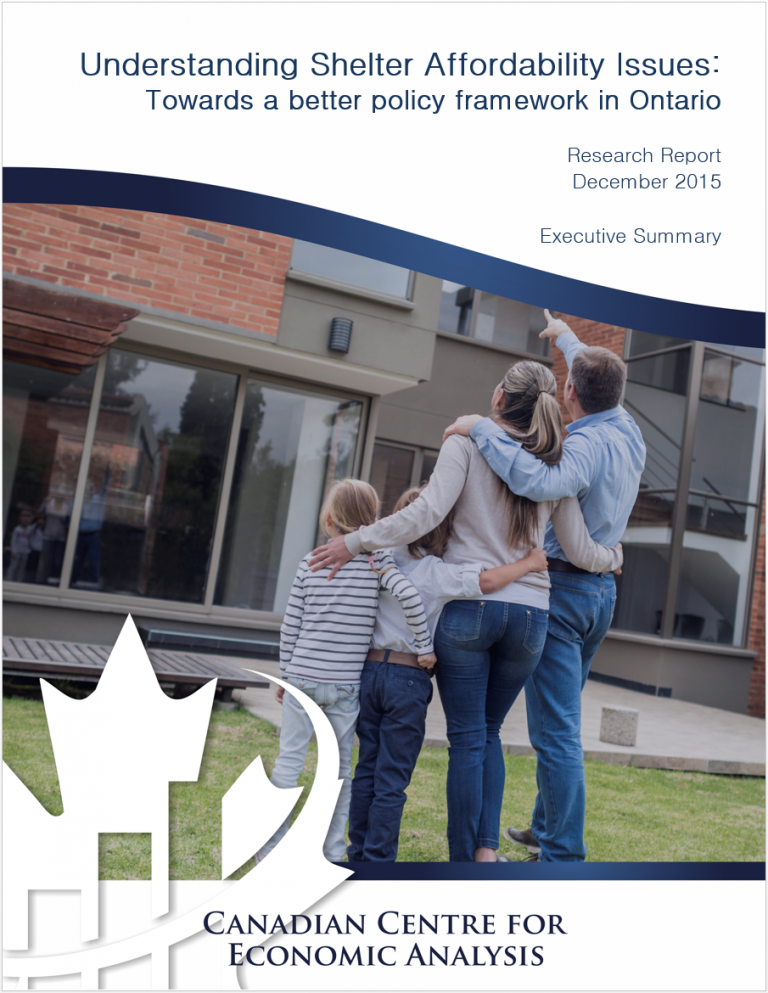 Understanding Shelter Affordability Issues: Towards a Better Policy Framework in Ontario ...